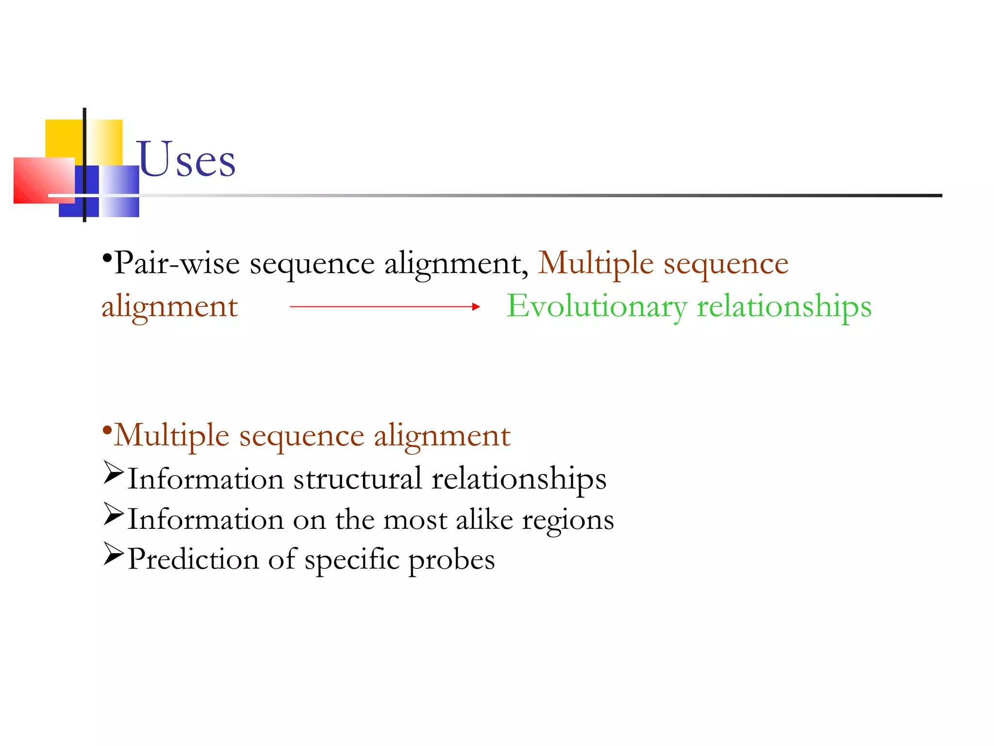 Multiple sequence alignment | PPT