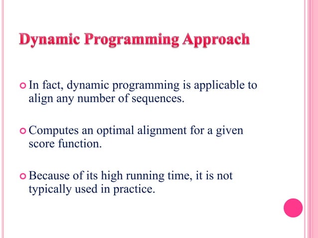 Multiple sequence alignment | PPTX | Technology & Computing