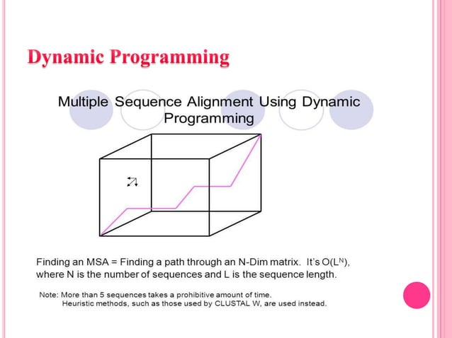 Multiple sequence alignment | PPTX | Technology & Computing
