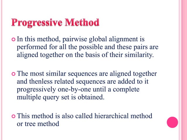 Multiple sequence alignment | PPTX | Technology & Computing
