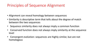 Multiple sequence alignment | PPTX