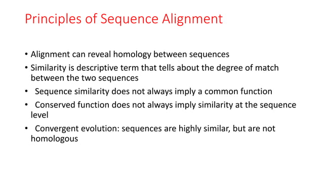 Multiple sequence alignment