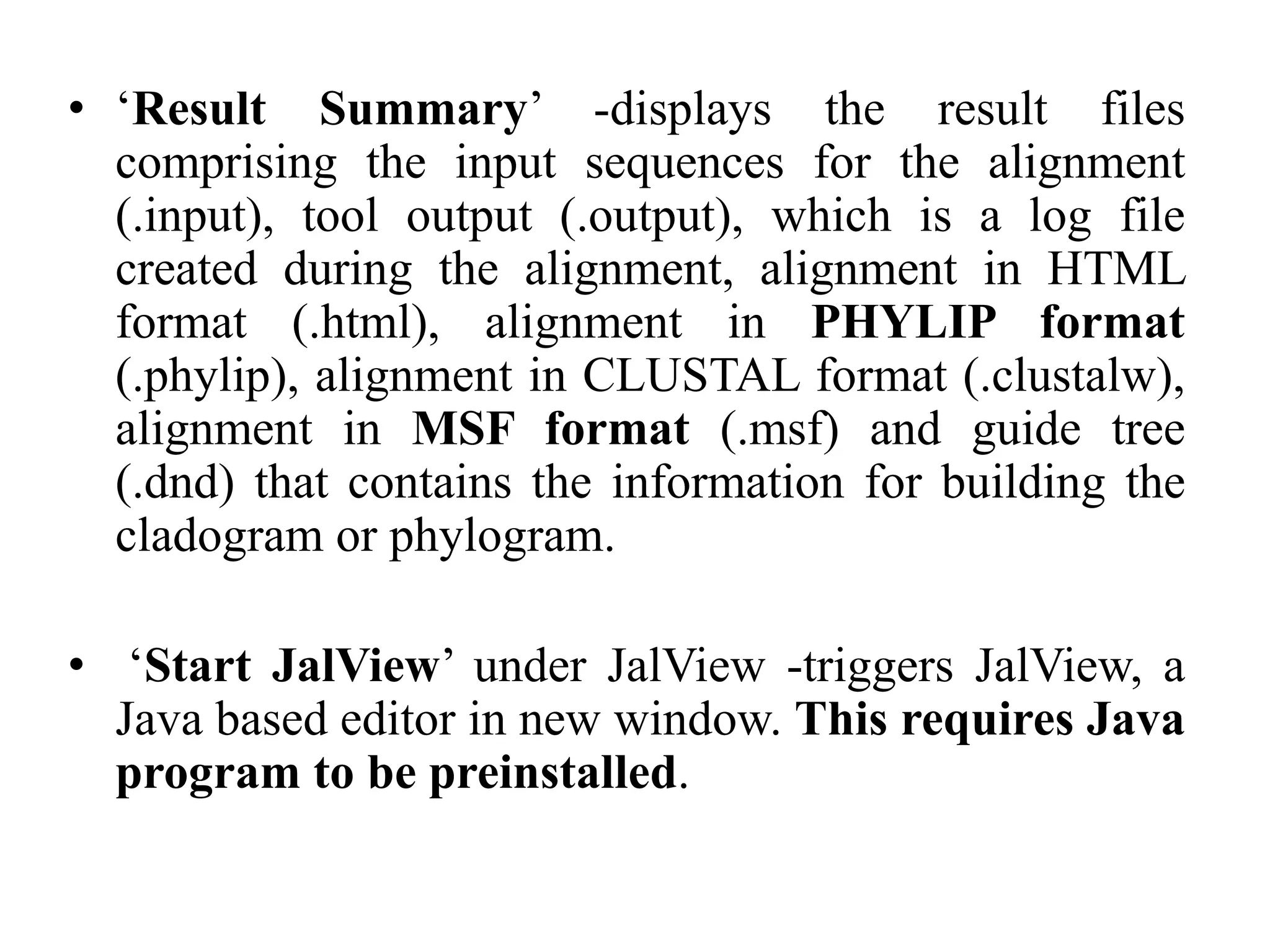 Multiple sequence alignment | PPTX