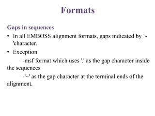 Multiple sequence alignment | PPTX