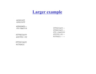 Multiple sequence alignment | PDF