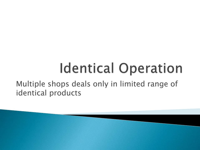 Multiple shops ppt 201 | PPTX