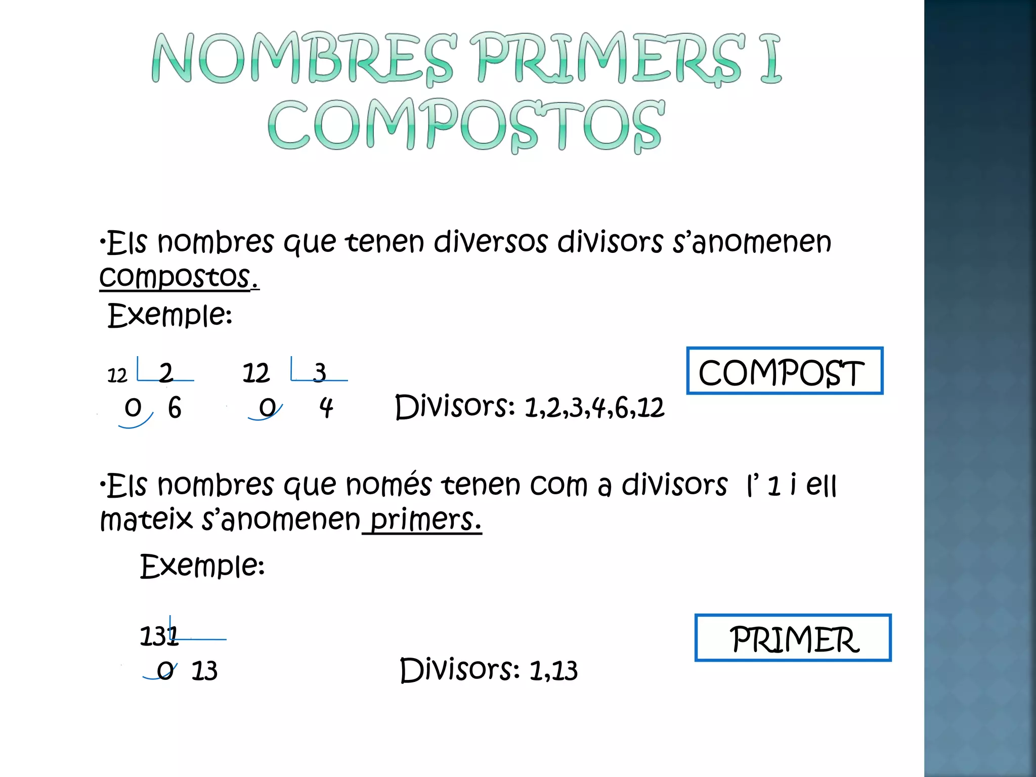 Multiples i divisors | PPT