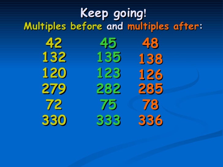 Multiples Of 2 3 5 10 Multiples Of 2 3 5 10