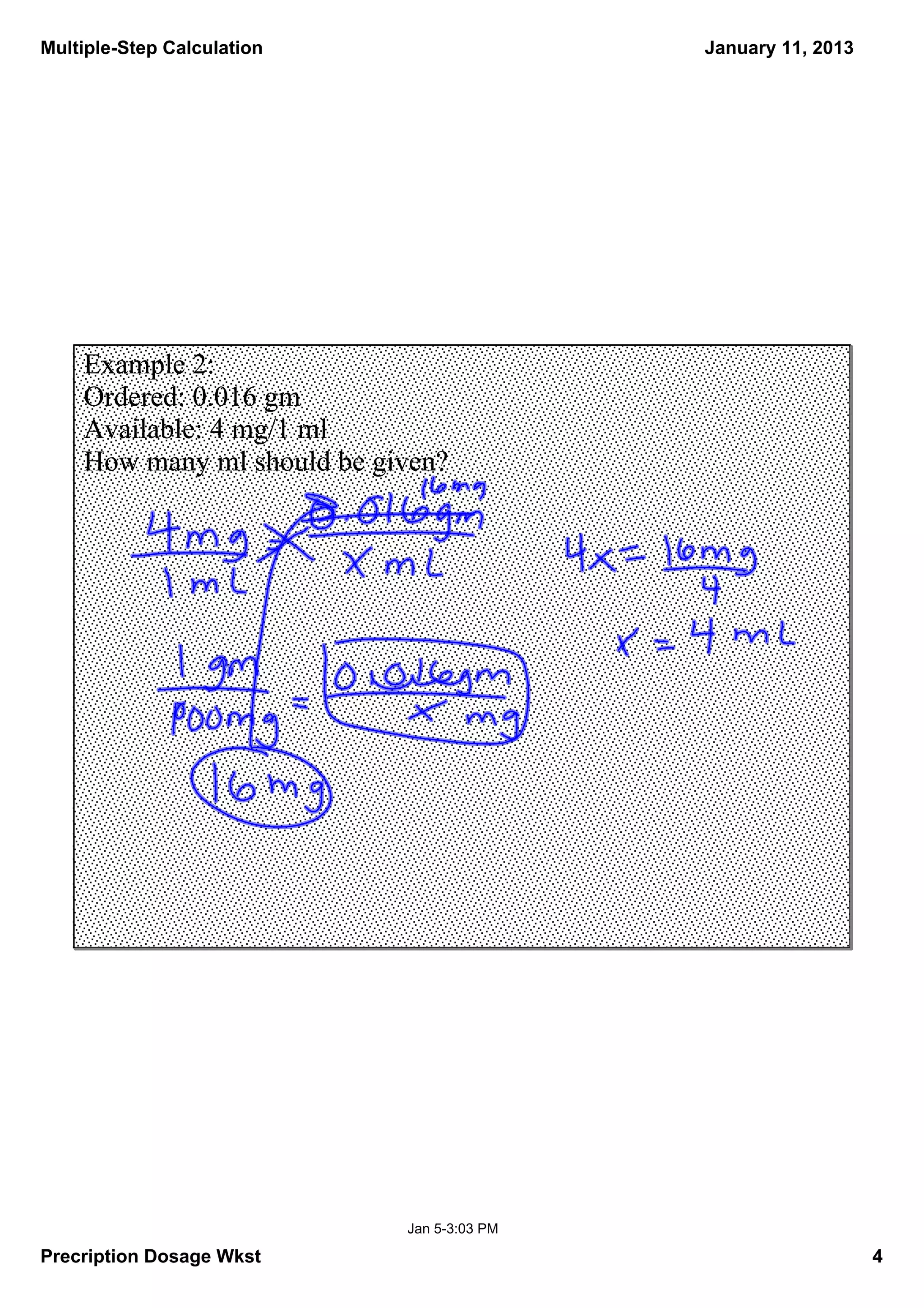 Multiple step calculations | PDF