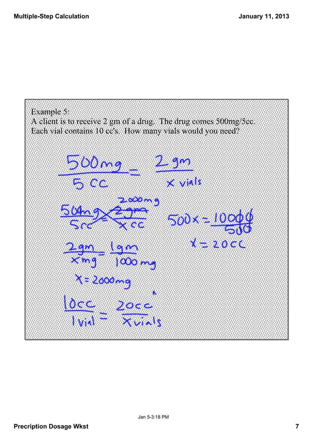 Multiple step calculations | PDF