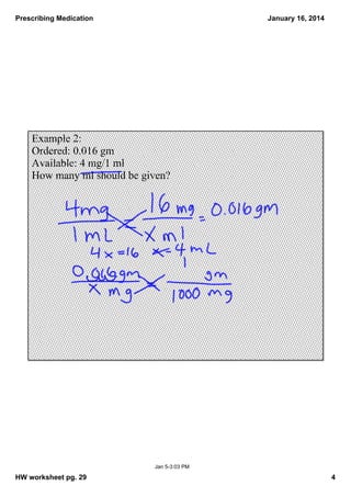 Prescribing Medicine | PDF