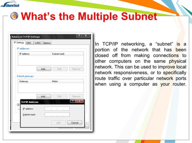 what is Multiple subnet? | PPT | Free Download