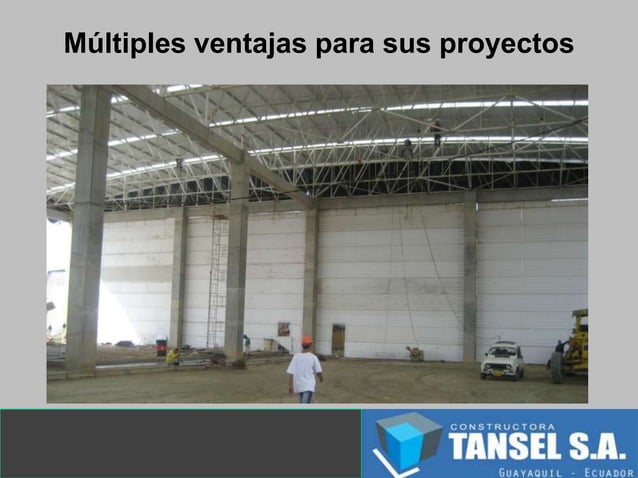 Multiples ventajas para sus proyectos Tansel | PPT
