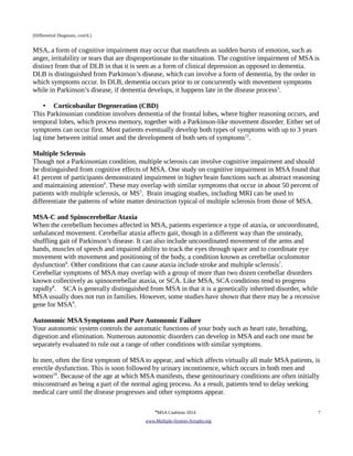 All About Multiple System Atrophy | PDF