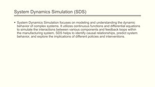 Multiple System Dynamics and Discrete Event Simulation for manufacturing system performance ...