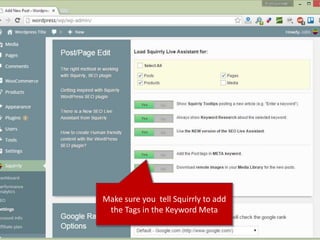Multiple tags - Squirrly Keywords | PPT