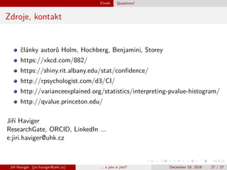 Multiple testing problem (czech) | PPT