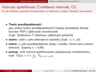 Multiple testing problem (czech) | PPT