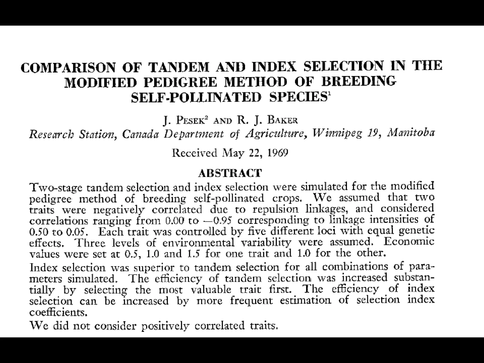 Multiple trait selection | PPTX
