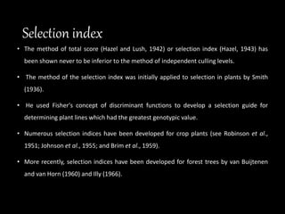Multiple trait selection | PPTX