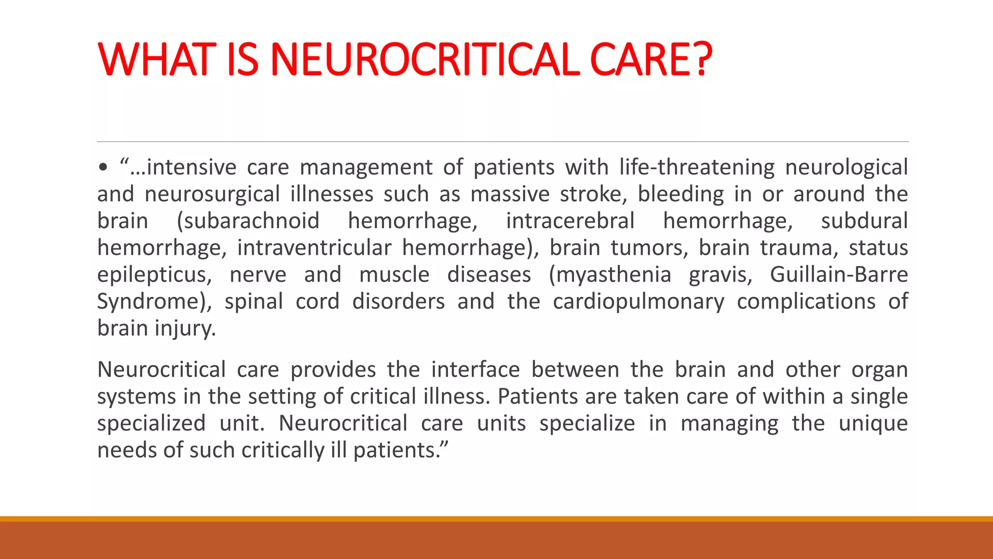 Multiple trauma patient and neurocritical care | PPTX