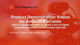 Helium 10 presentation: Product Demonstration Videos for Amazon & eComm, | PDF