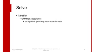 Multiple view object cosegmentation using appearance and stereo | PPTX