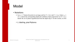 Multiple view object cosegmentation using appearance and stereo | PPTX