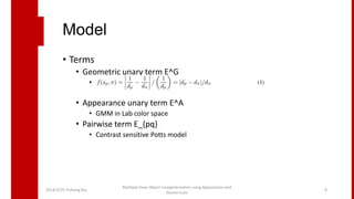 Multiple view object cosegmentation using appearance and stereo | PPTX