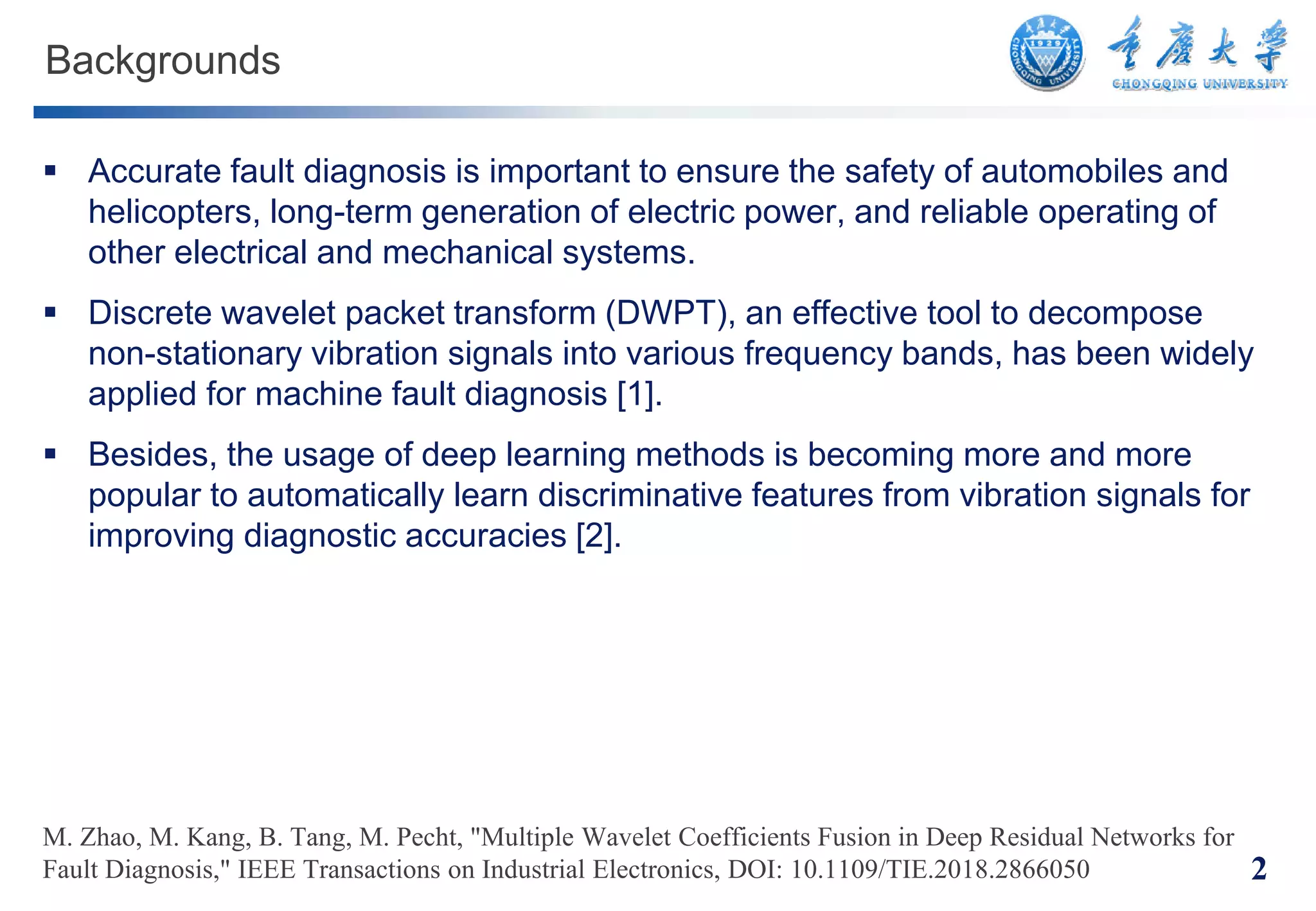 Multiple Wavelet Coefficients Fusion In Deep Residual Networks For