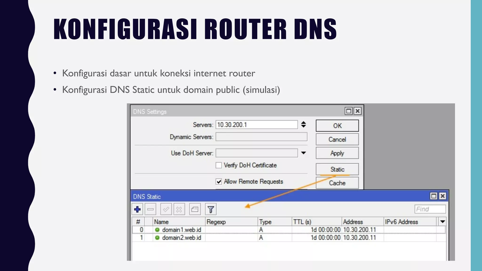 Multiple Webserver In Single Ip With Haproxy And Mikrotik Ppt