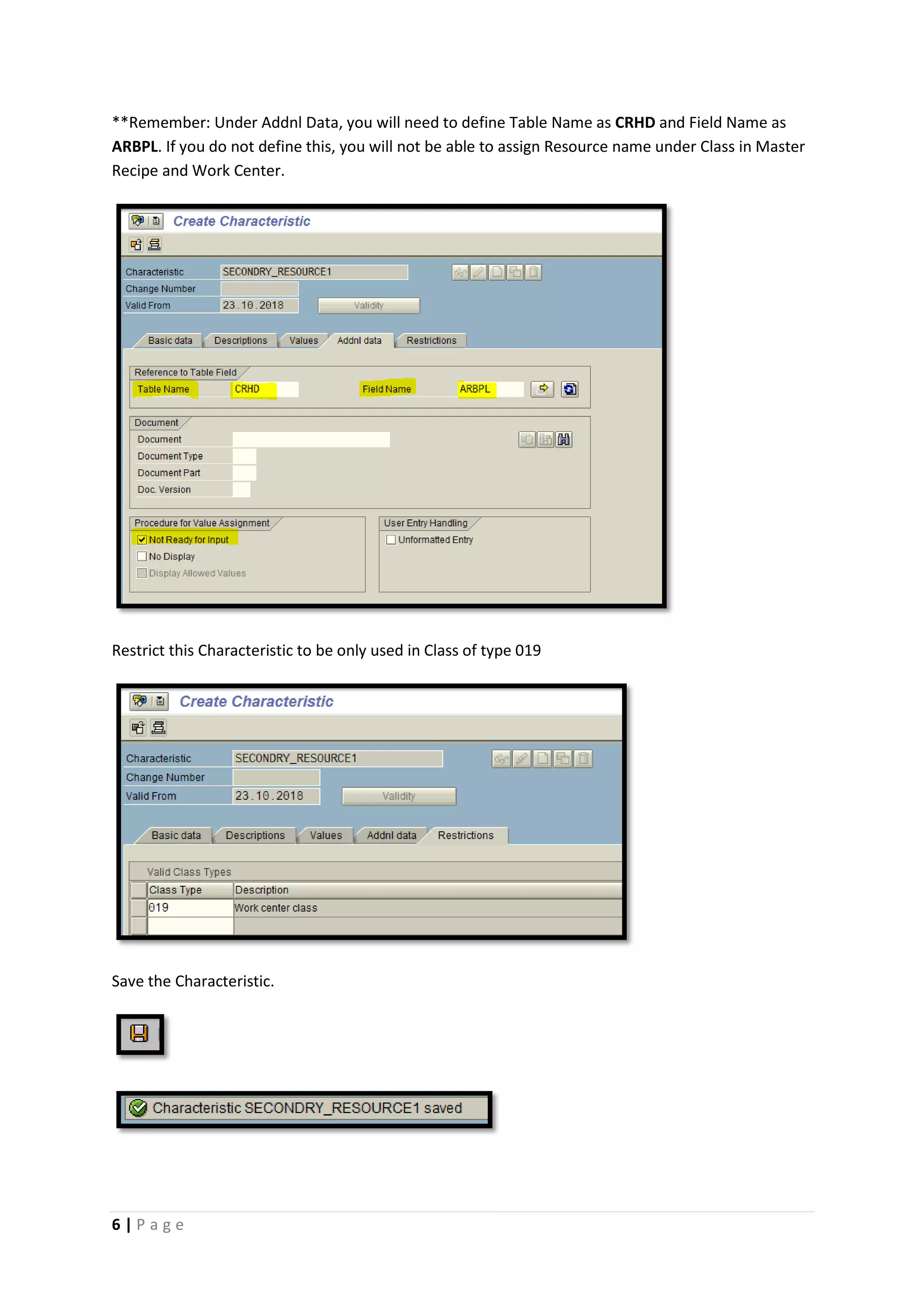 Multiple Work Center/Resource Selection and Classification in Master ...