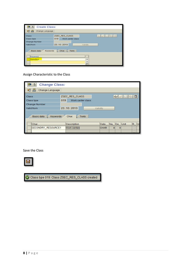 Multiple Work Centerresource Selection And Classification In Master Recipe For Planning In Ecc