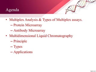 Multiplex analysis as tools in Biological science research | PPT