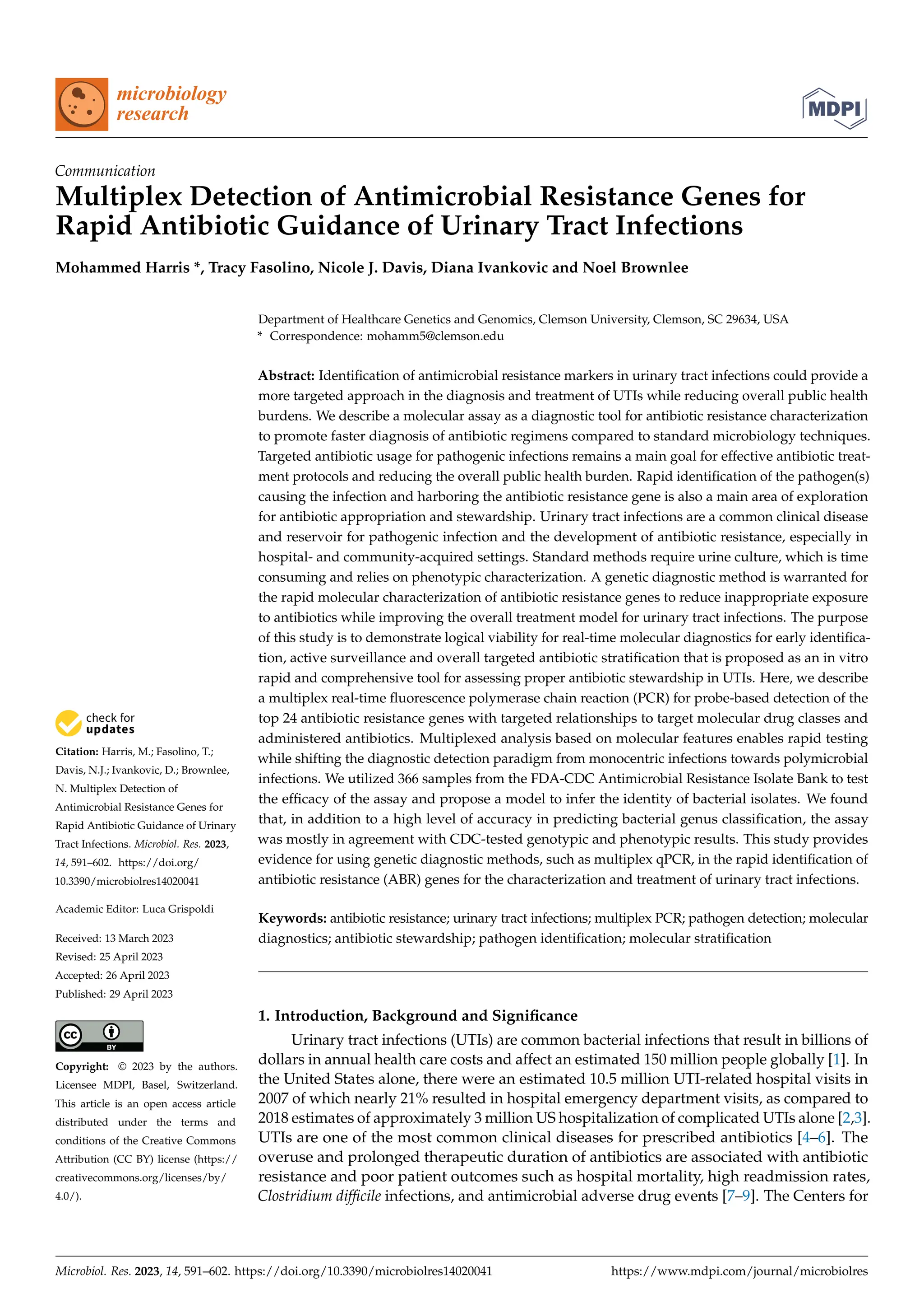 Multiplex Detection of Antimicrobial Resistance Genes.pdf