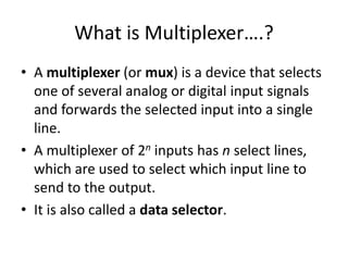 multiplexer | PPT