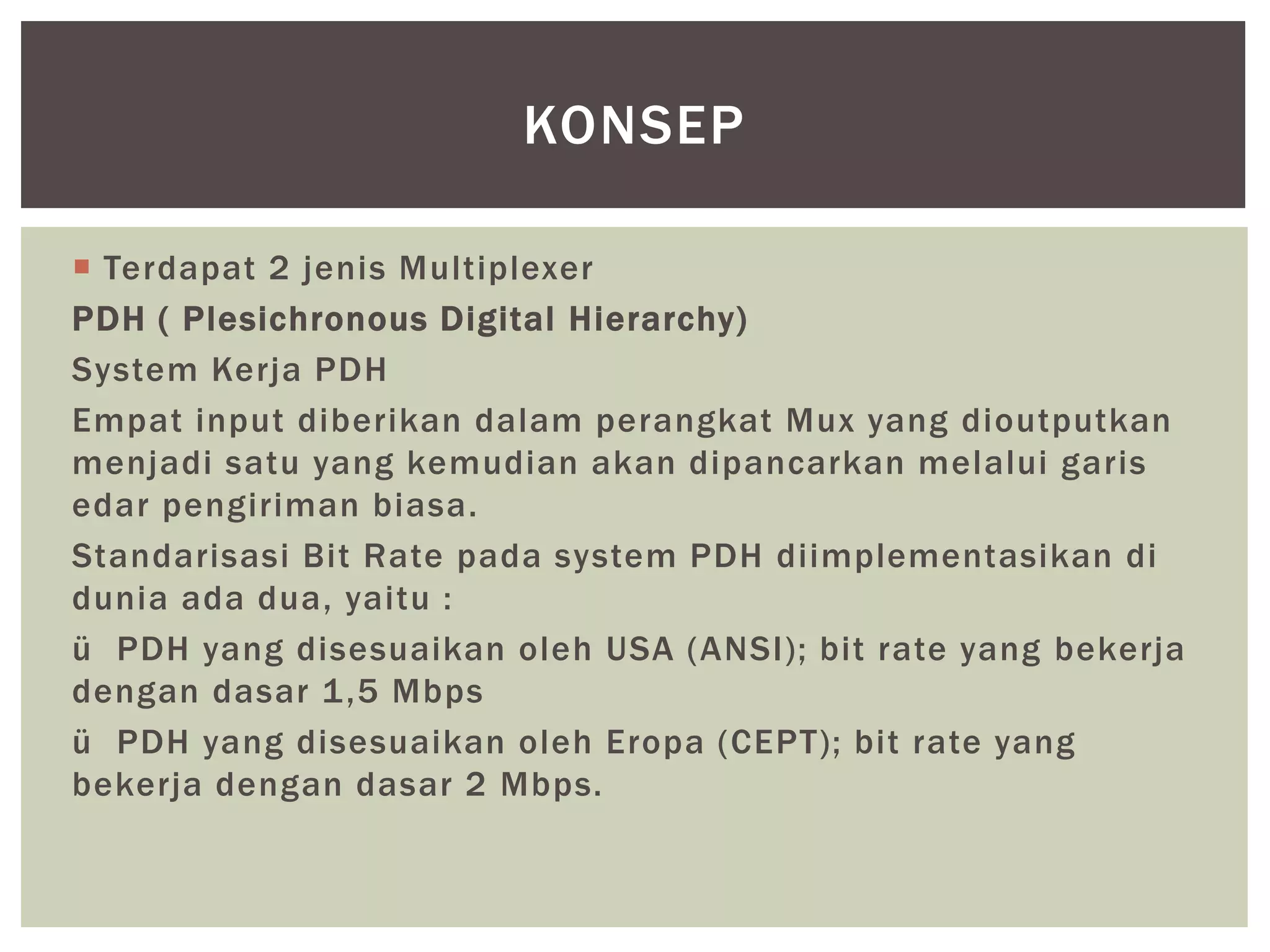 Multiplexer (masih draft) | PPT