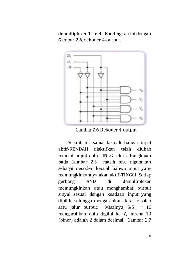 MAKALAH PENGANTAR SISTEM DIGITAL “Implementasi atau Peranan Multiplexer dan Demultiplexer dalam ...