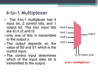 Multiplexer & de multiplexer | PPTX