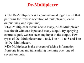 Multiplexer & Demultiplexer working.ppt