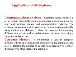 Multiplexer & Demultiplexer by Dr. Arvind Nautiyal.ppt