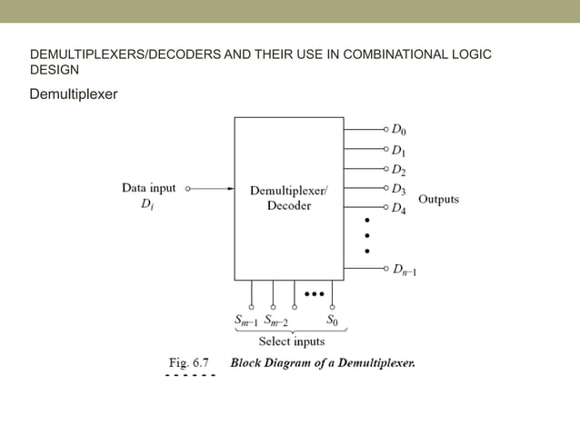 Multiplexers and Demultiplexers | PPT