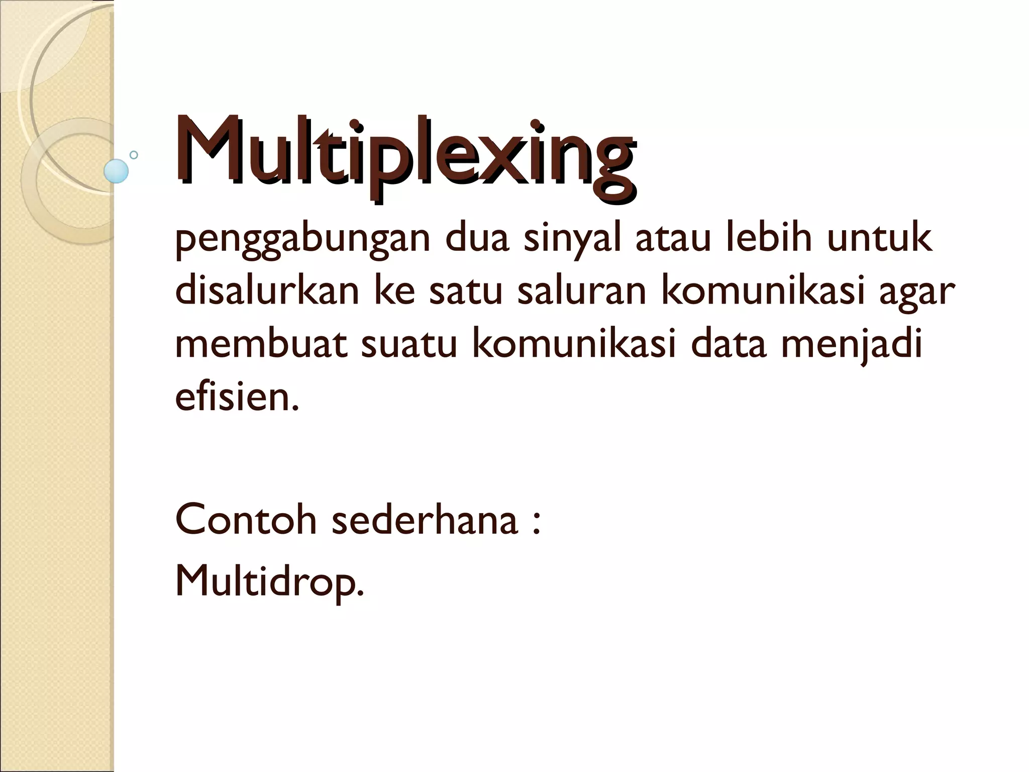 Multiplexing | PPT