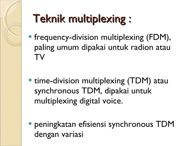 Multiplexing | PPT