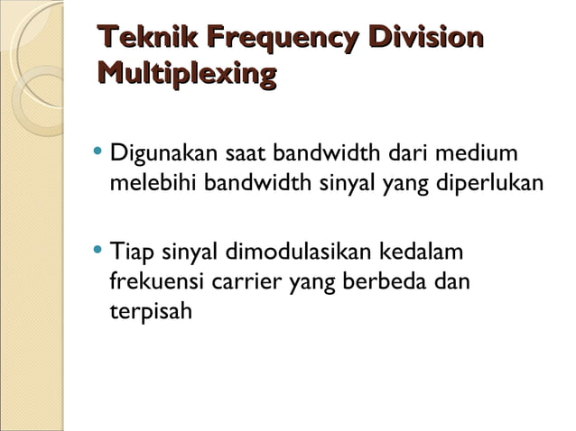 Multiplexing | PPT
