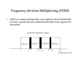 Multiplexing | PPT | Digital Audio | Computer Software and Applications