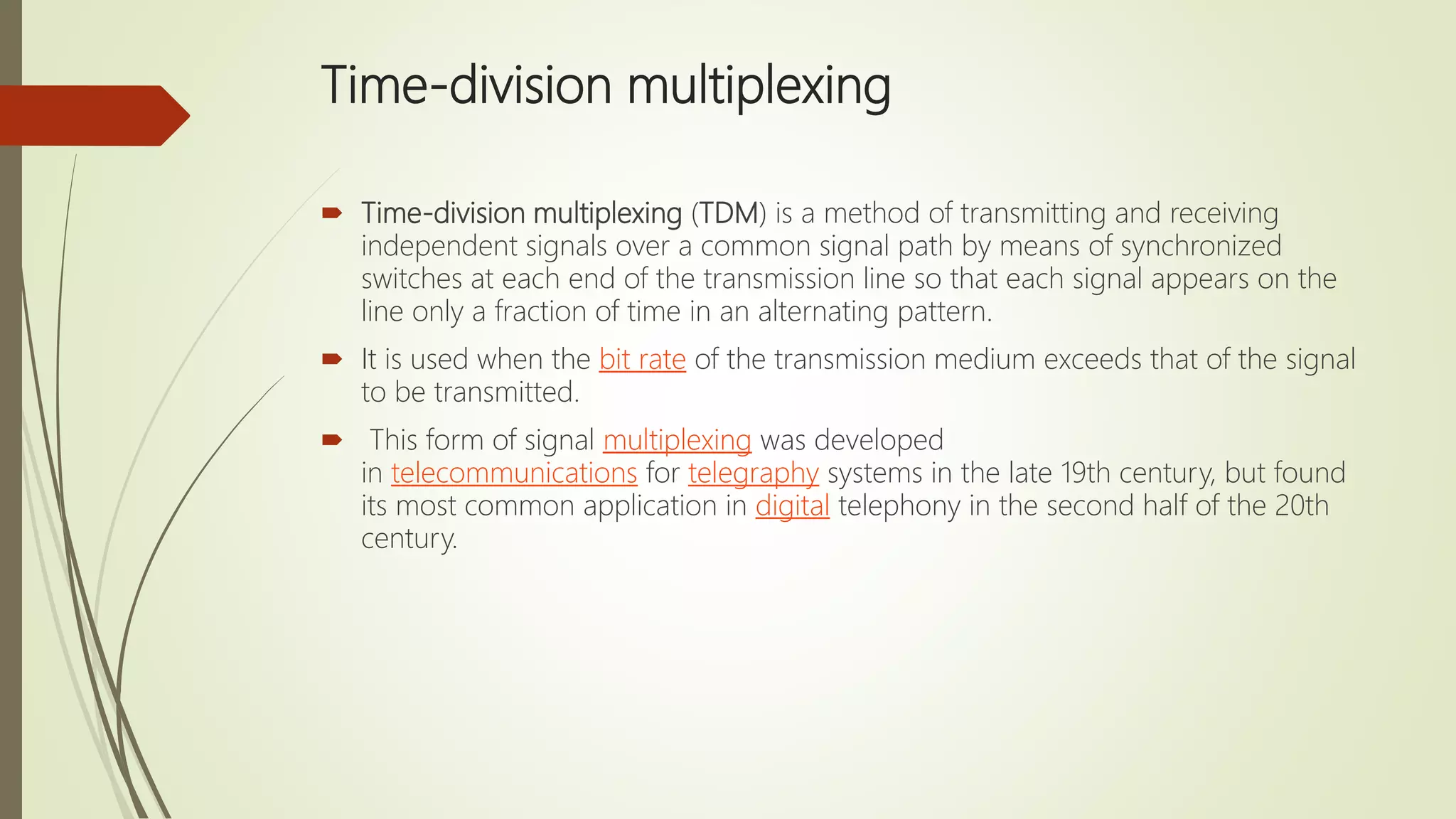 Multiplexing.pptx sample | PPTX | Computer Networking | Computing