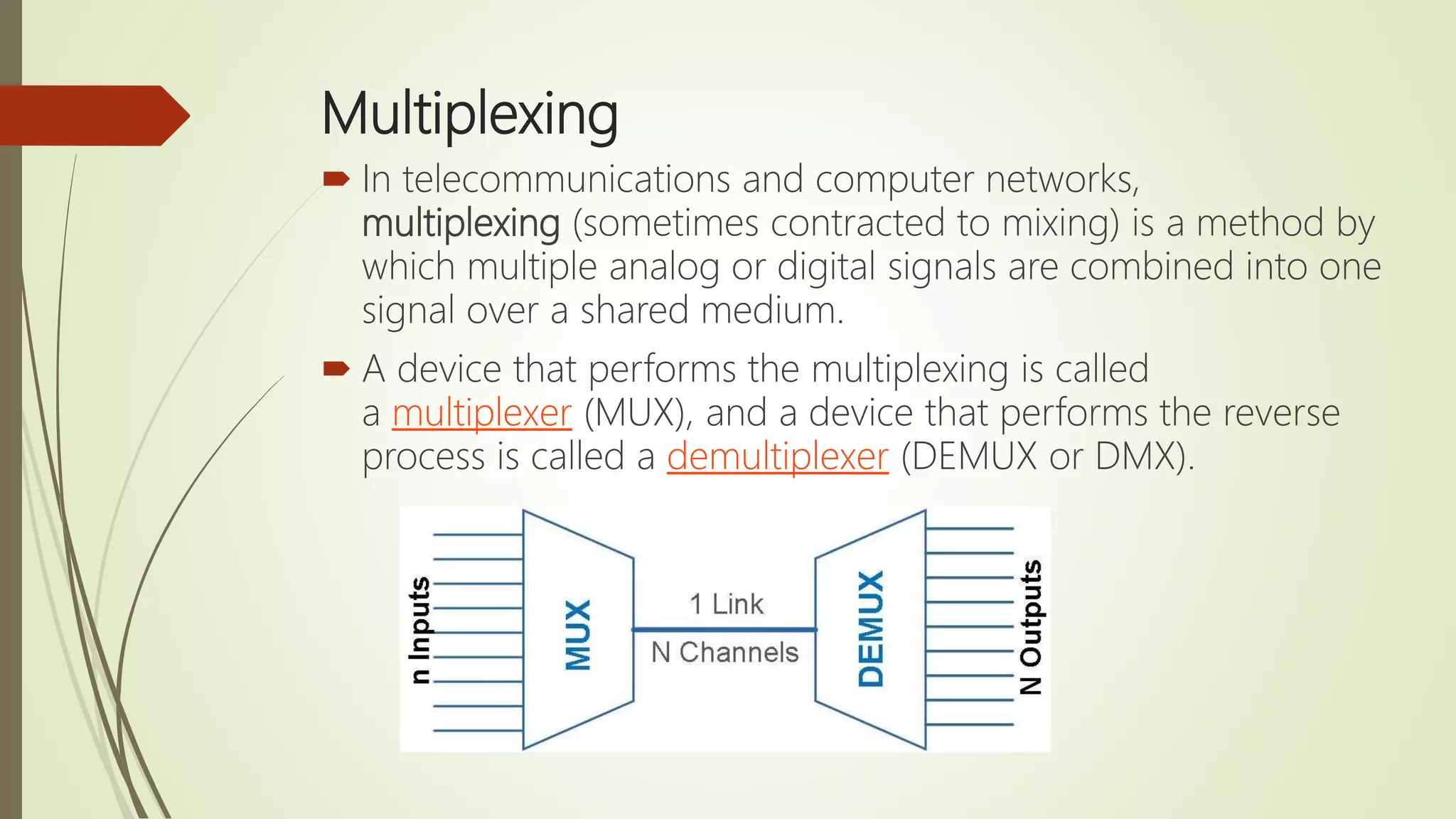Multiplexing.pptx sample | PPTX | Computer Networking | Computing