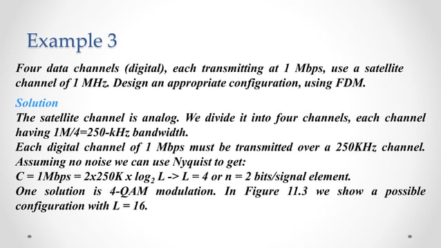 Multiplexing and Frequency Division Multiplexing | PPTX