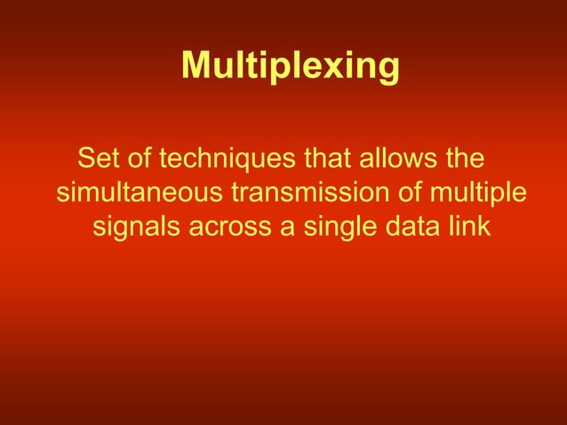 Multiplexing and demultiplexing | PPT